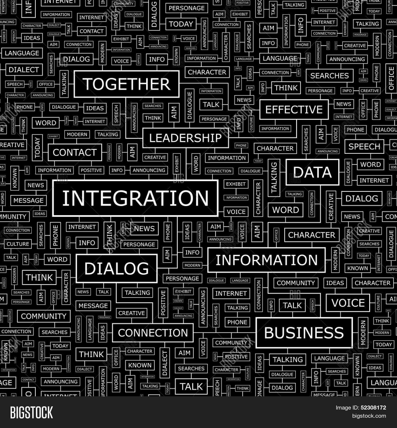 INTEGRATION. Word Vector & Photo (Free Trial) | Bigstock