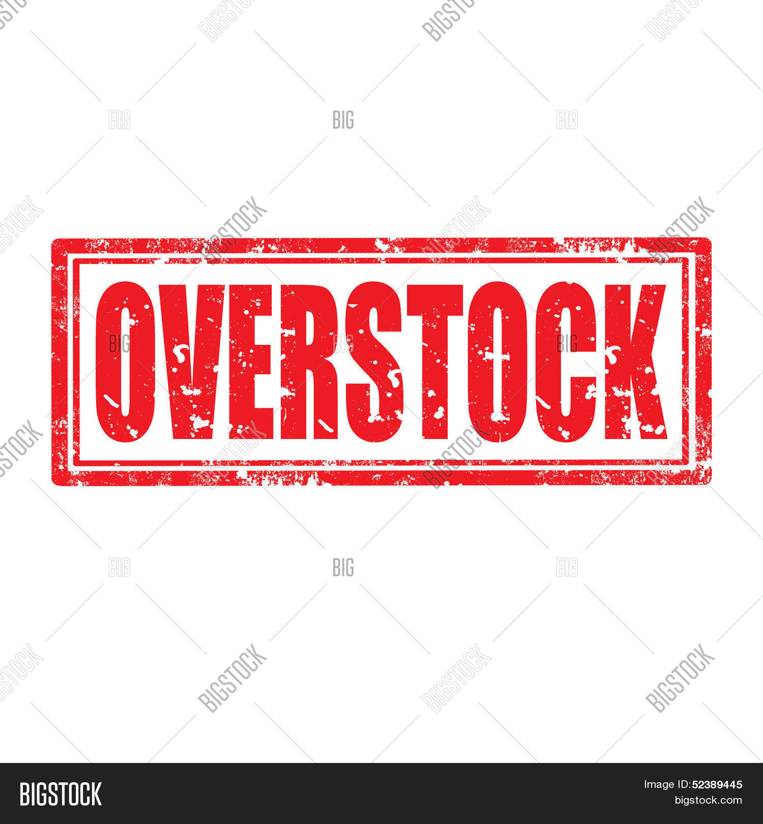 Overstock-stamp Vector & Photo (Free Trial) | Bigstock