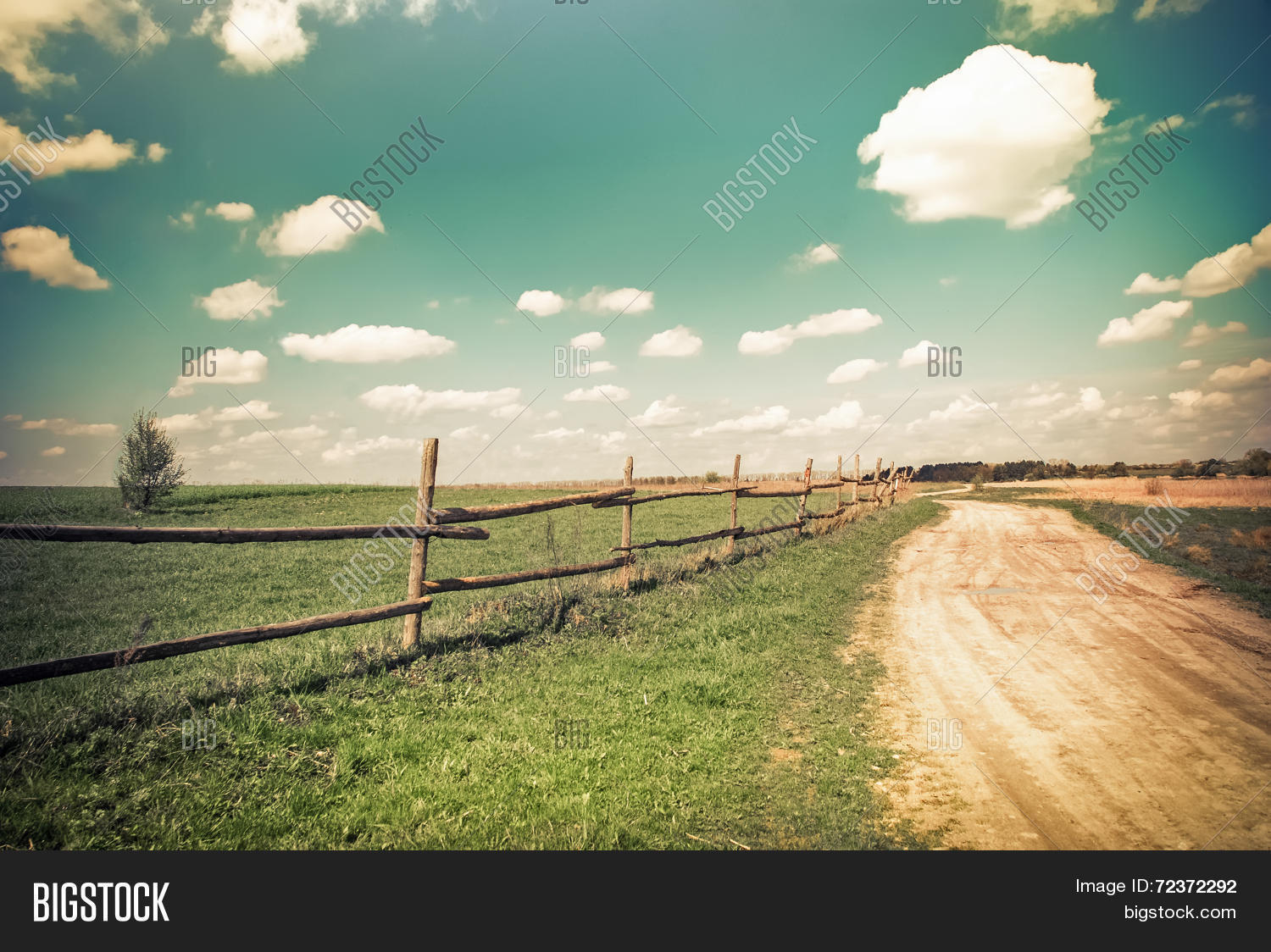 Sunny Day Countryside Image & Photo (Free Trial) | Bigstock