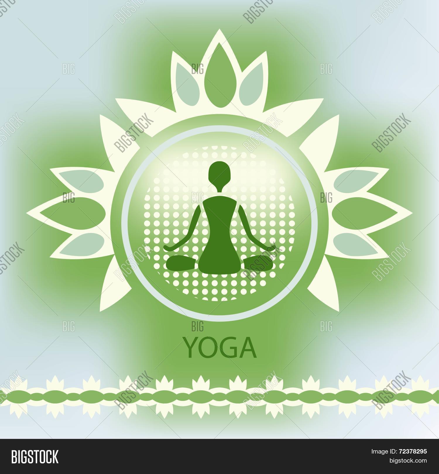 Yoga Lotus Flower Vector & Photo (Free Trial) | Bigstock
