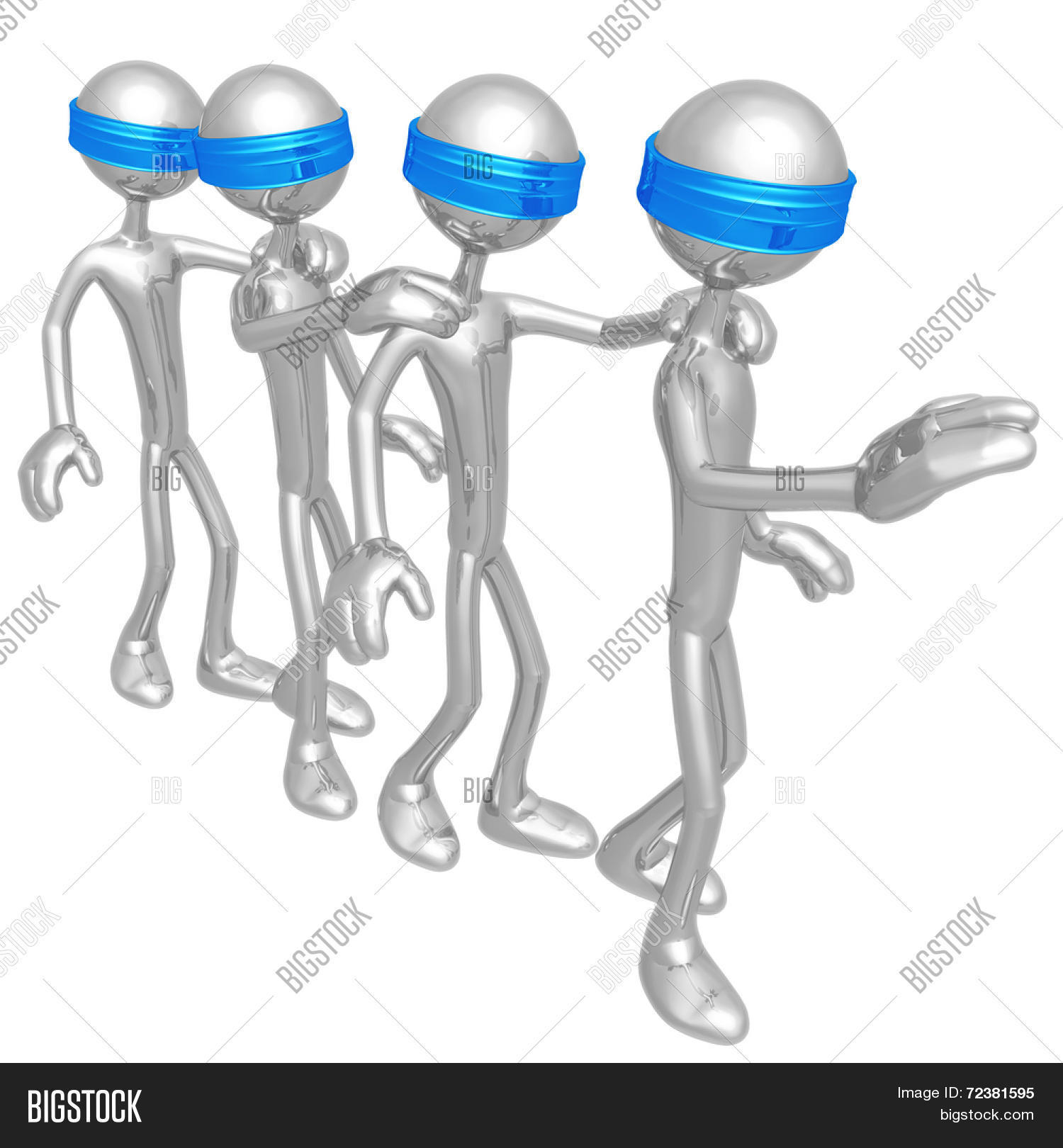 Blind Following Blind Image & Photo (Free Trial) | Bigstock