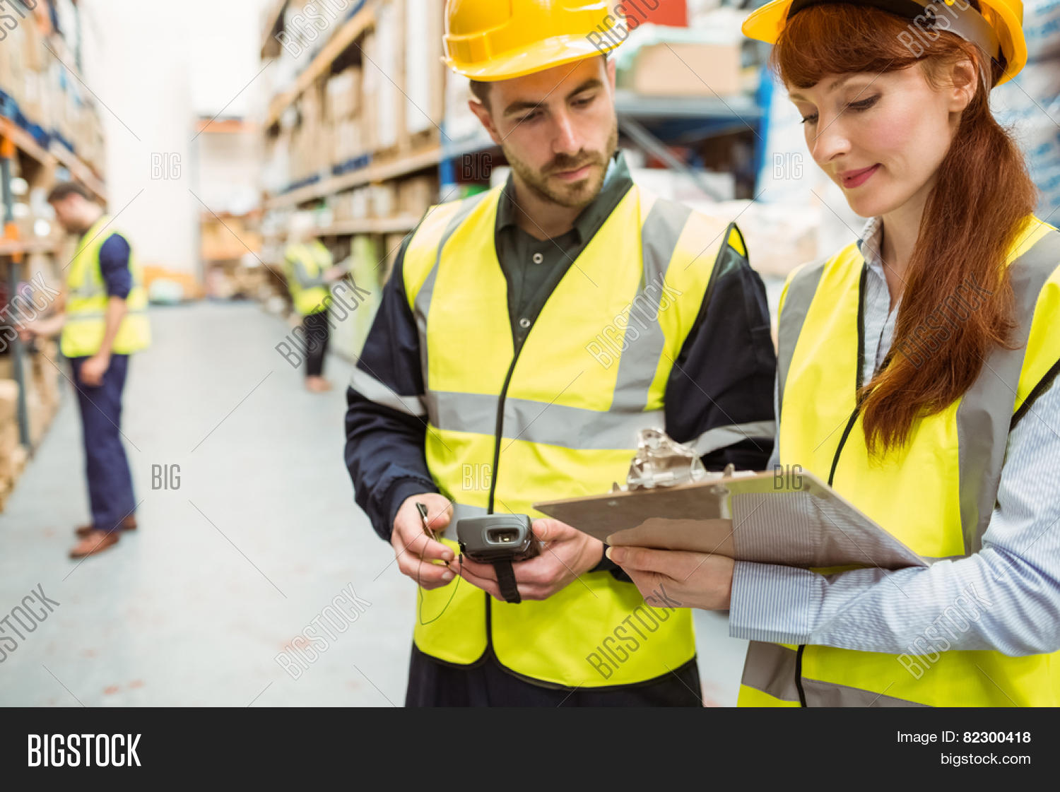 Warehouse Team Working Image & Photo (Free Trial) | Bigstock