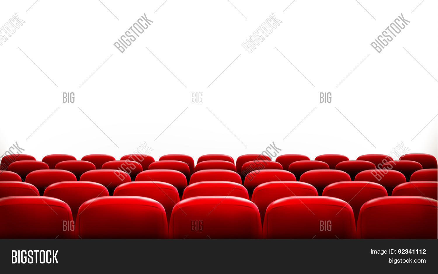 Rows Red Cinema Image & Photo (Free Trial) | Bigstock