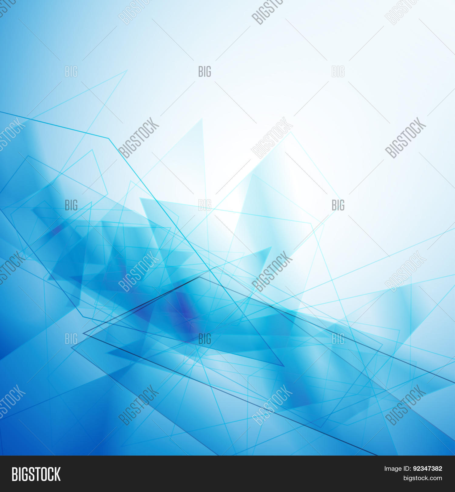Blue Geometric Vector & Photo (Free Trial) | Bigstock