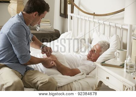 Doctor Taking Pulse Image & Photo (Free Trial) | Bigstock