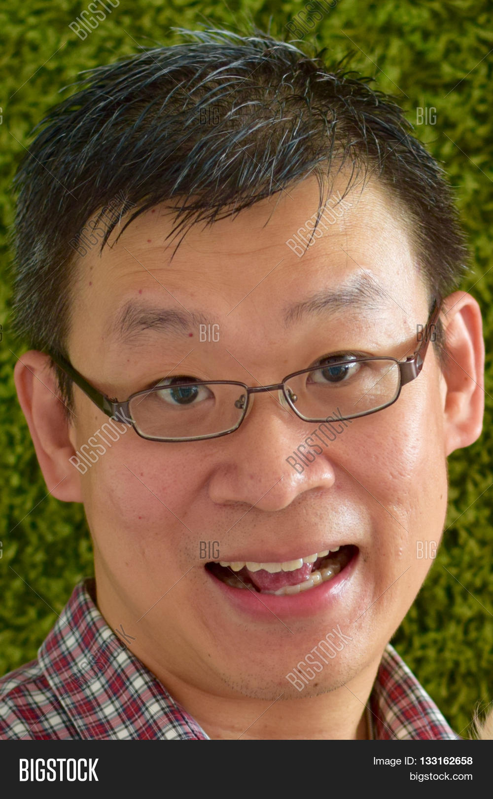 Asian Man Making Weird Image & Photo (Free Trial) | Bigstock