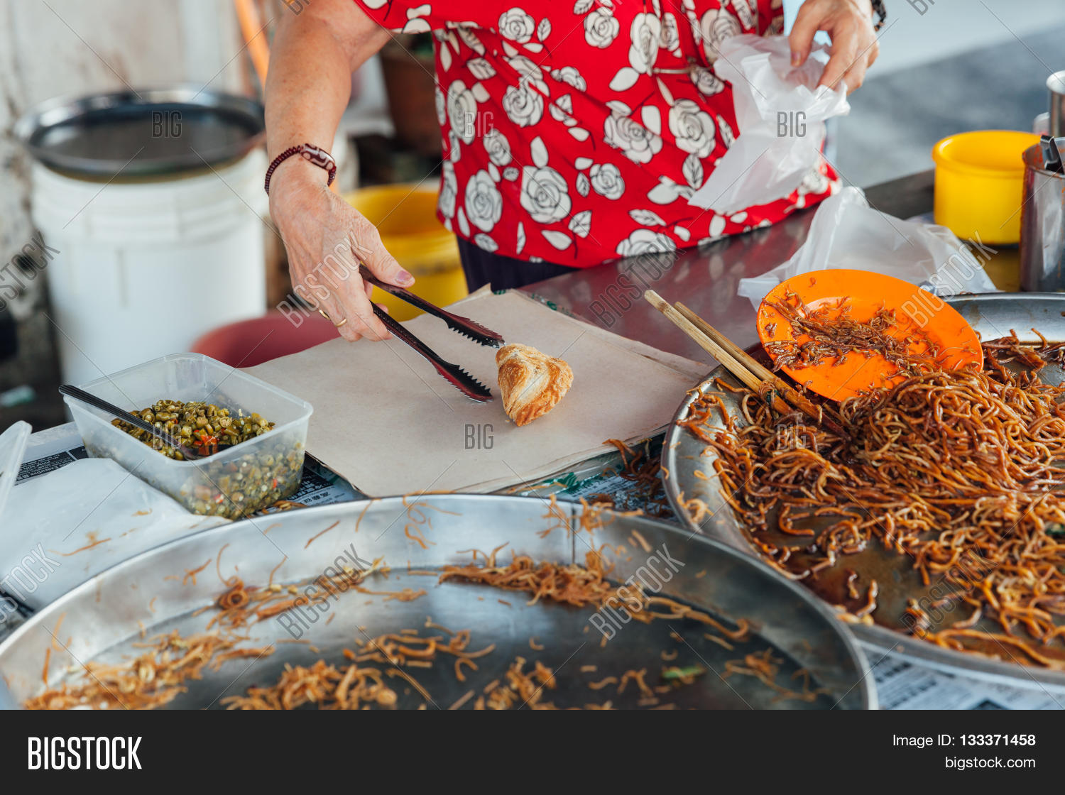 Woman Packing Curry Image & Photo (Free Trial) | Bigstock