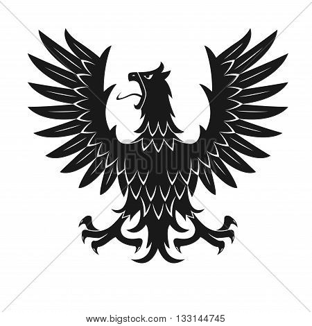 Black Heraldic Bird Vector & Photo (Free Trial) | Bigstock