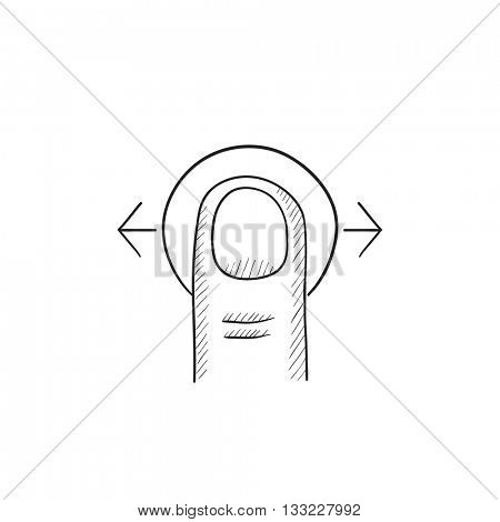 Drag Horizontally Vector & Photo (Free Trial) | Bigstock