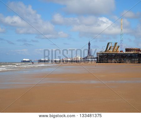 Three Piers Blackpool Image & Photo (Free Trial) | Bigstock