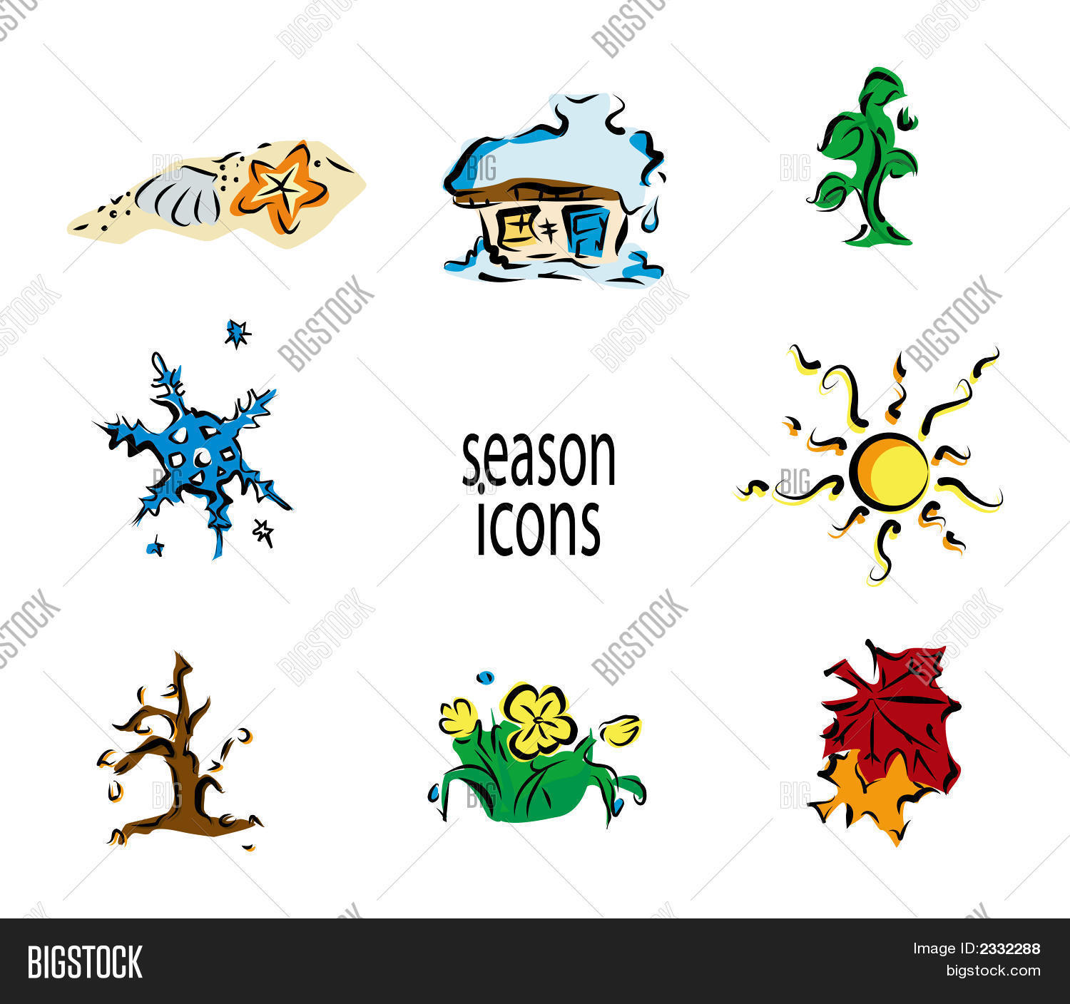 Season Icons Image & Photo (Free Trial) | Bigstock