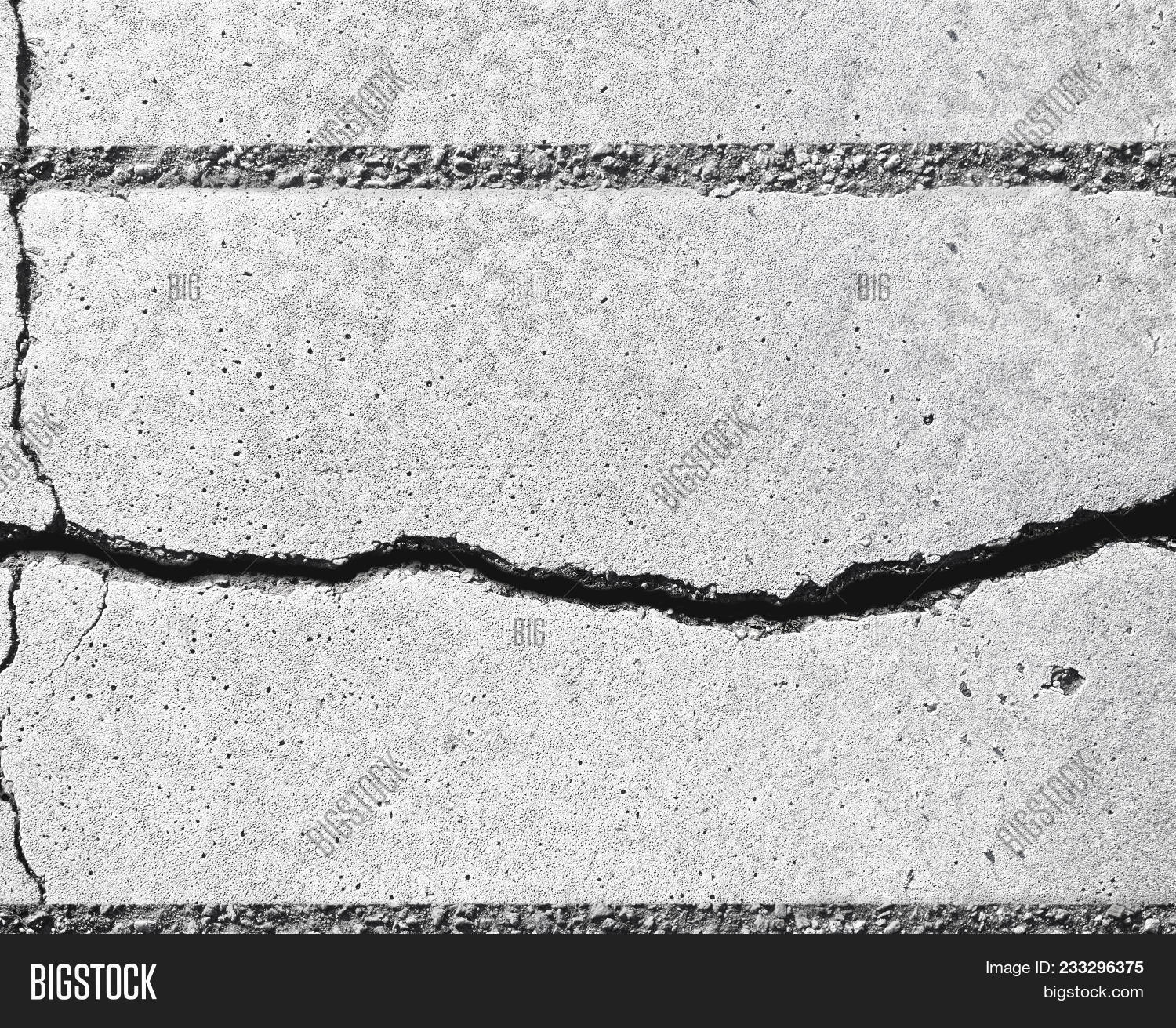 Crack Concrete Block Image & Photo (Free Trial) | Bigstock