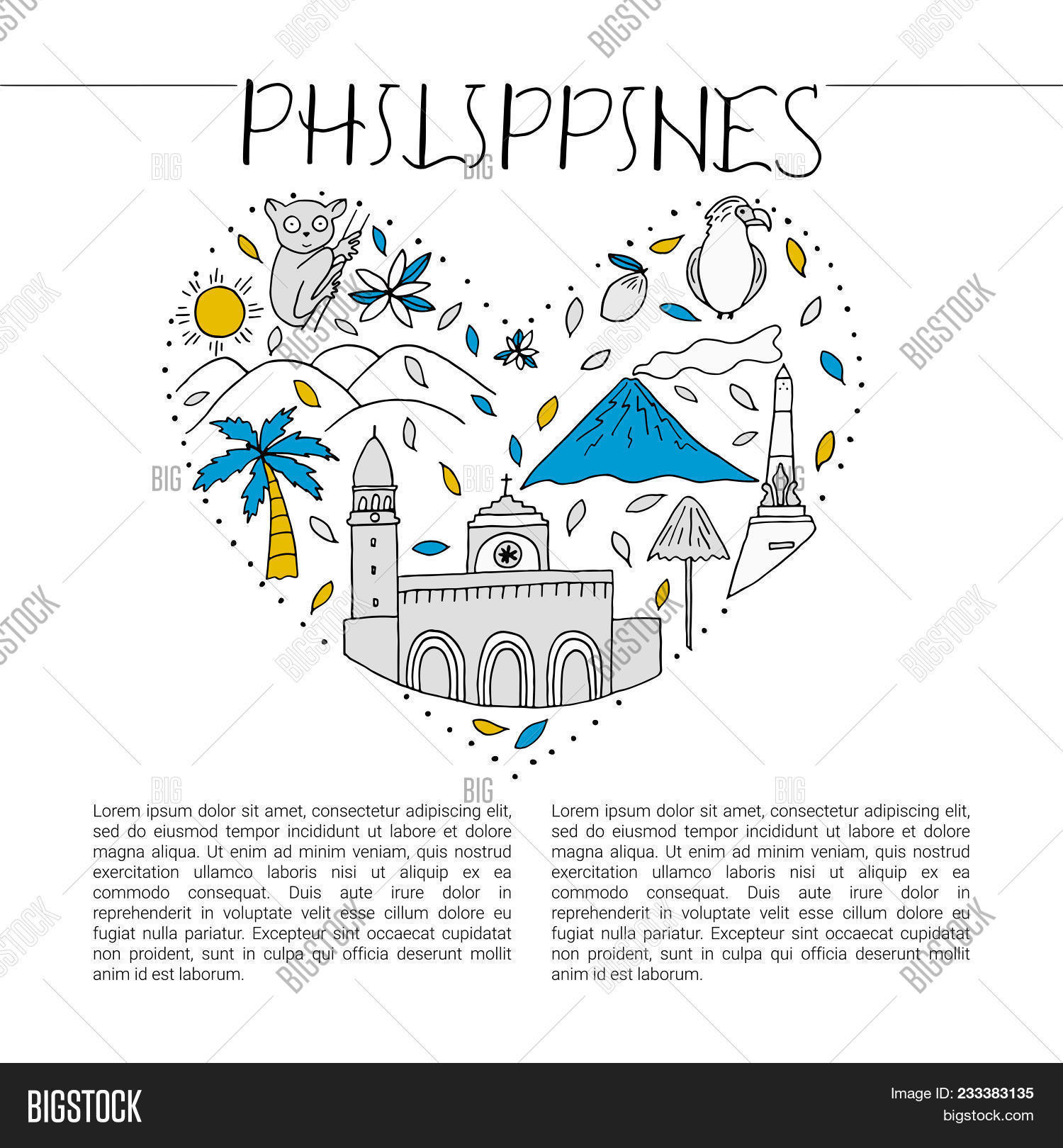 National Symbols Of Philippines Stock Illustration Download Image Now