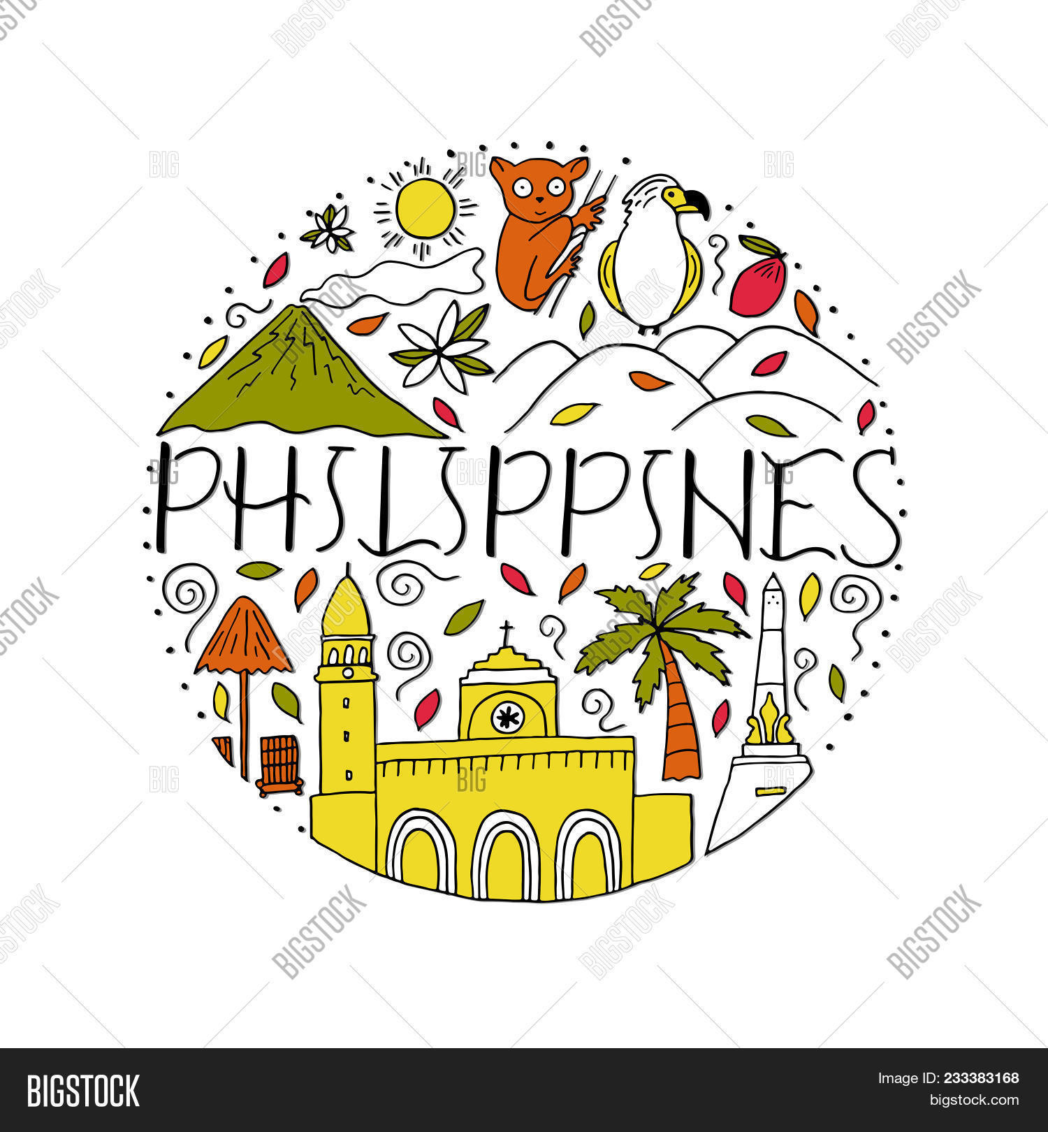 philippine national symbols drawing