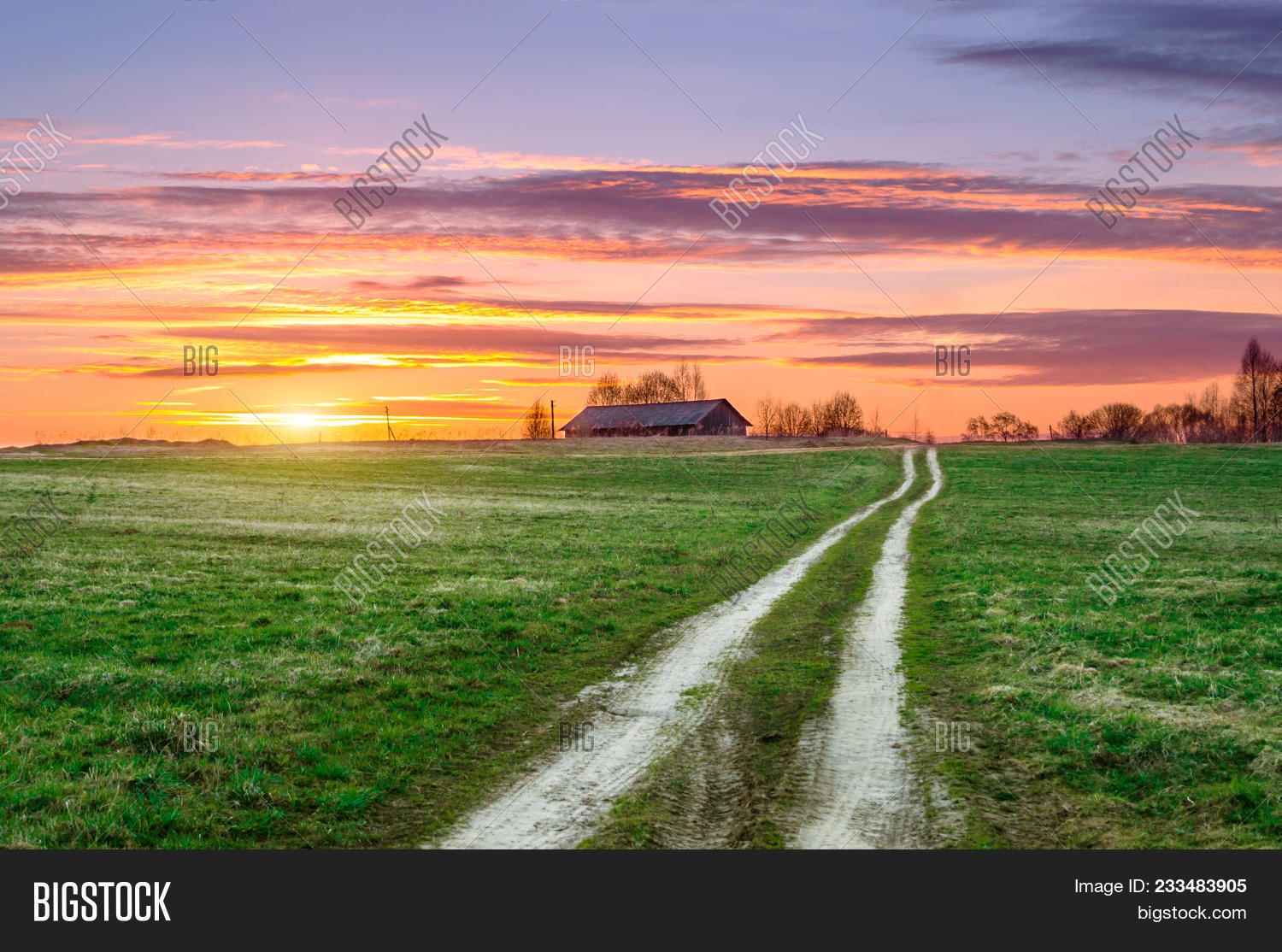 Rural Landscape, Road Image & Photo (Free Trial) | Bigstock