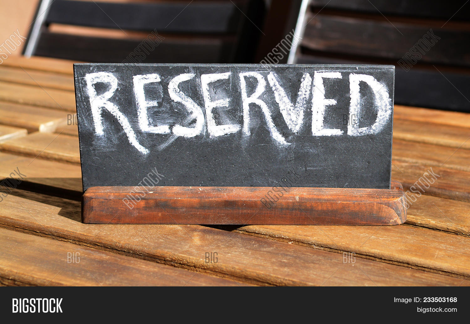 Reserved Table. Image & Photo (Free Trial) | Bigstock