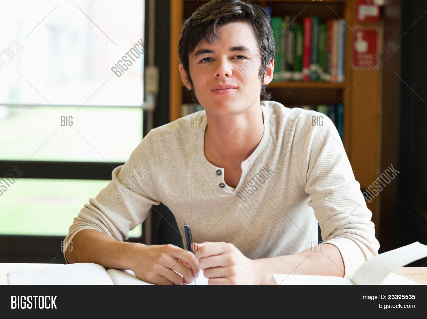 Smiling Male Student Image & Photo (Free Trial) | Bigstock