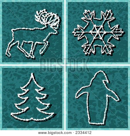 Winter Symbols Vector & Photo (Free Trial) | Bigstock
