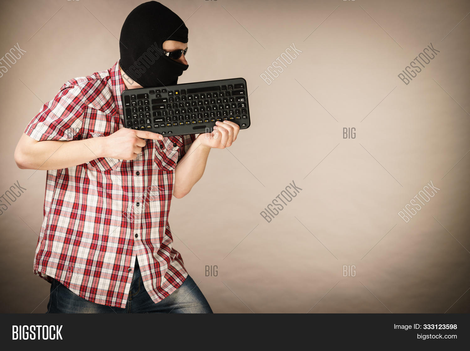Crazy Hacker Man. Image & Photo (Free Trial) | Bigstock