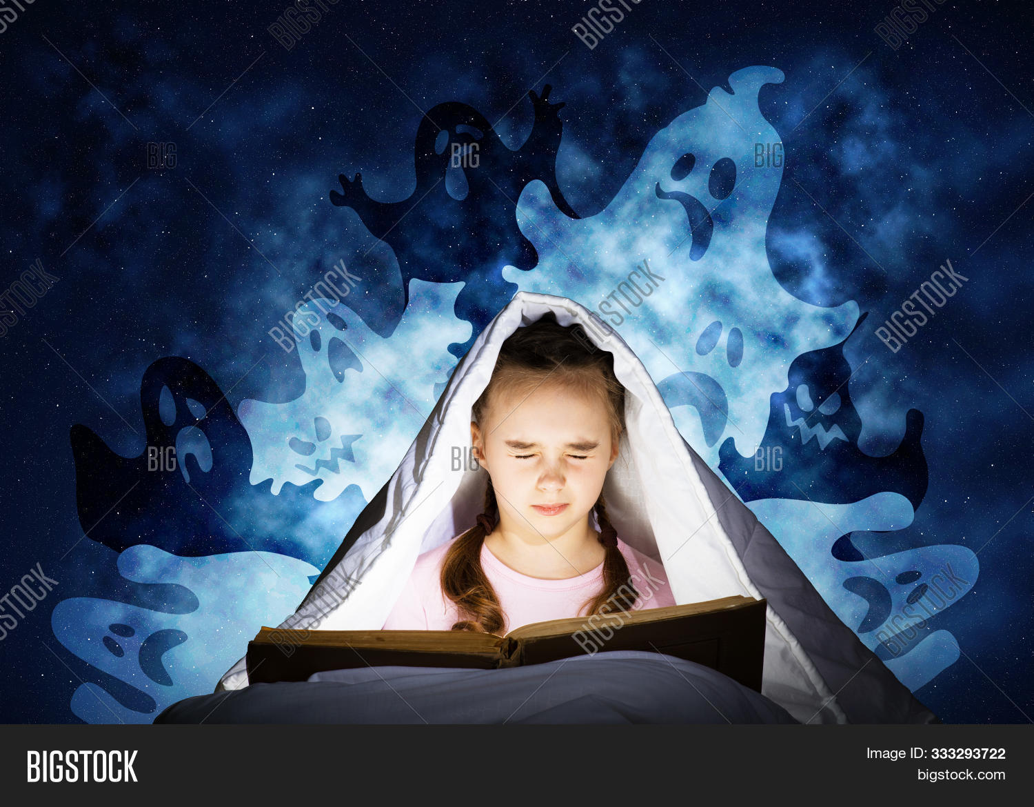 Scared Kid Reading Image & Photo (Free Trial) | Bigstock