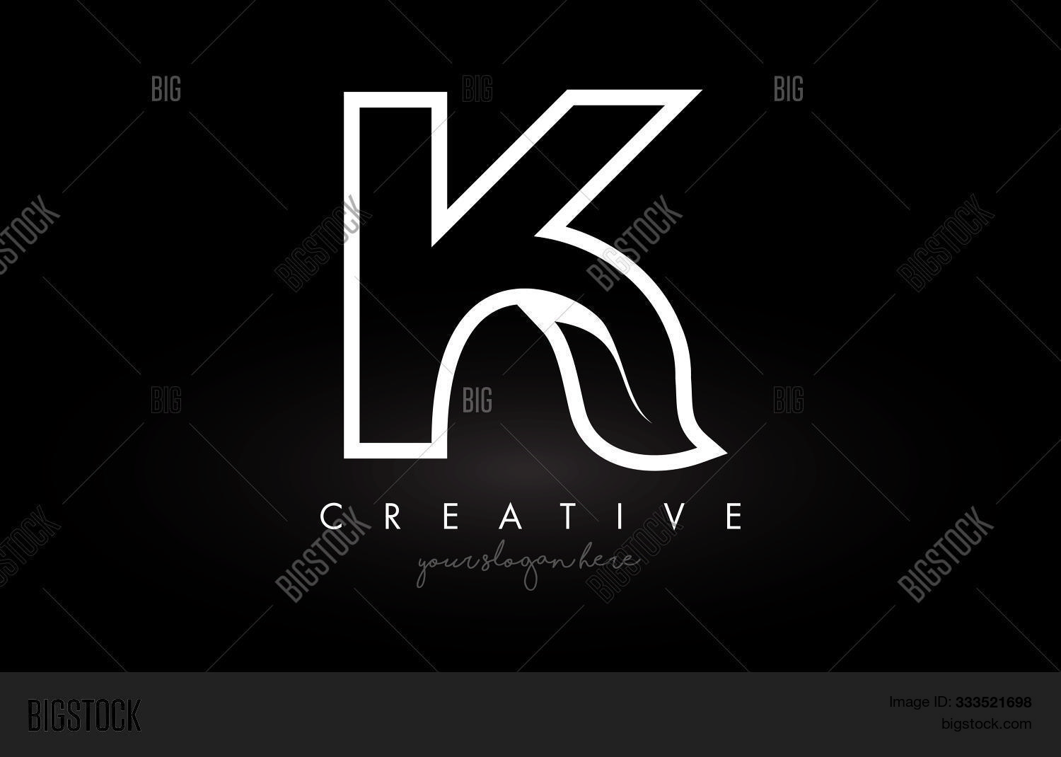 Letter K Monogram Vector & Photo (Free Trial) | Bigstock