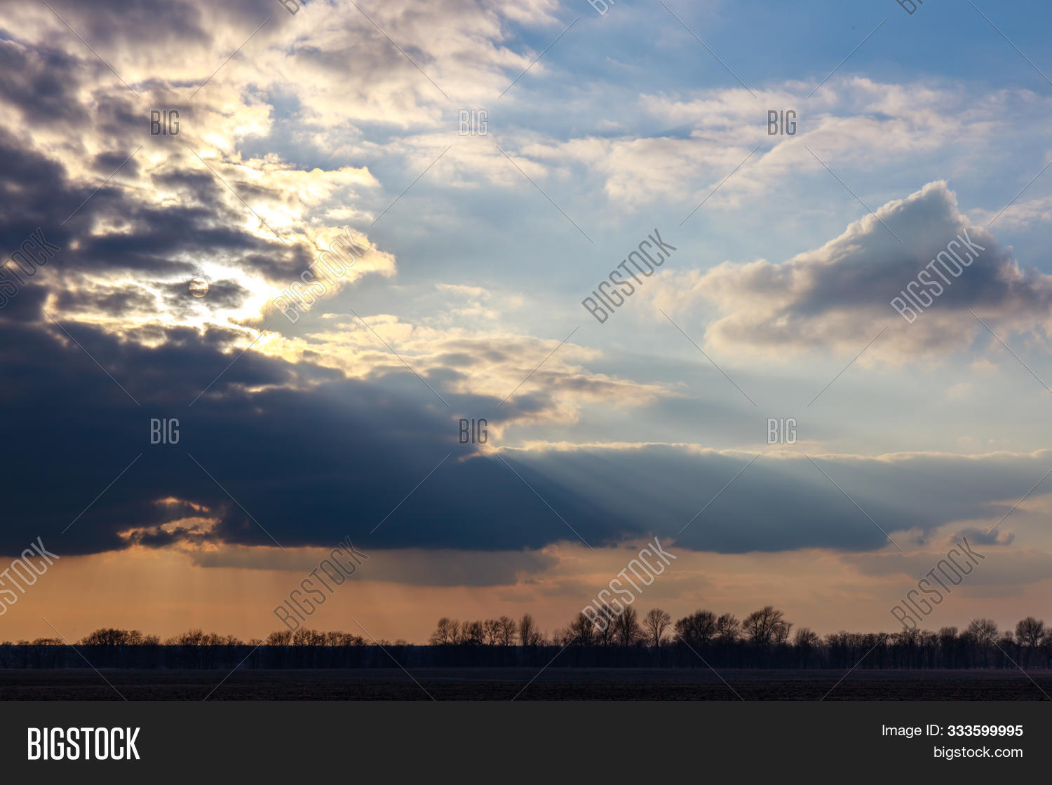 Evening Sun Sets Image & Photo (Free Trial) | Bigstock