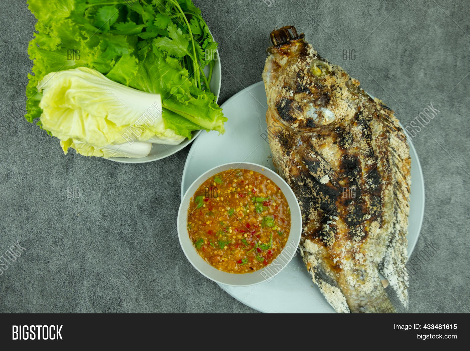 Miang Pla Pao Thai Image & Photo (Free Trial) | Bigstock
