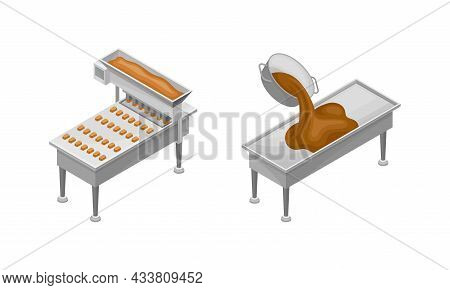 Chocolate Production Vector & Photo (Free Trial) | Bigstock