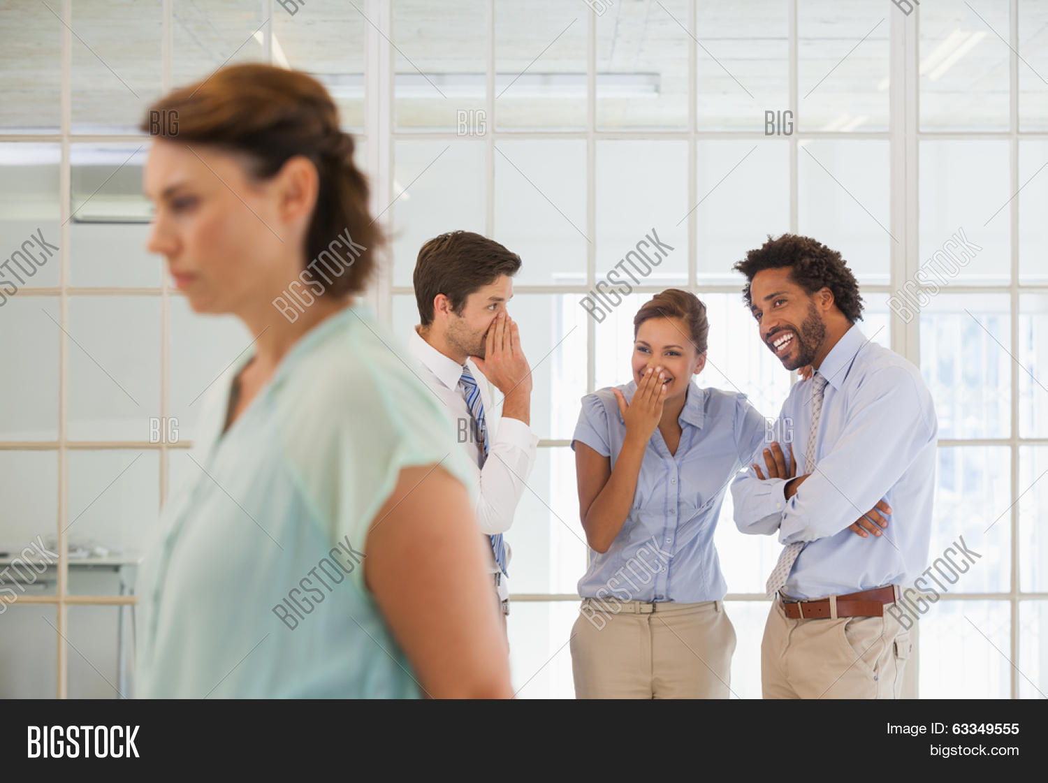 Colleagues Gossiping Image & Photo (Free Trial) | Bigstock