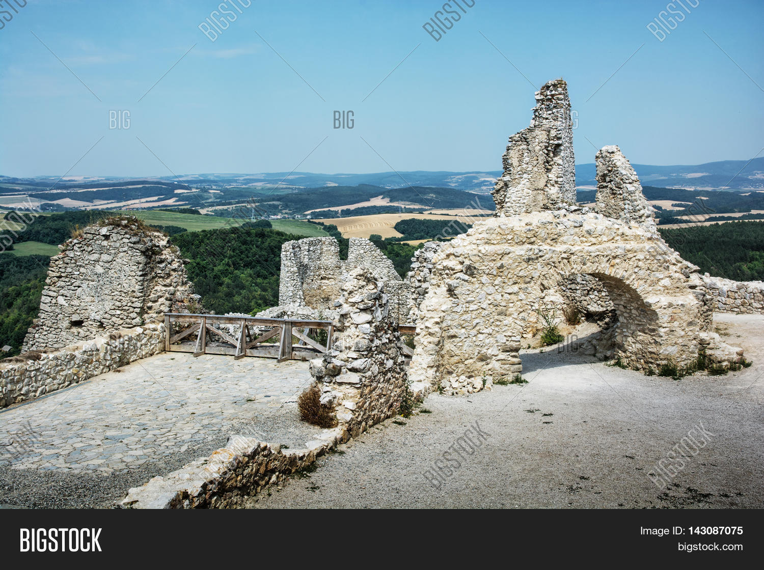 Ruins Cachtice Castle Image & Photo (Free Trial) | Bigstock