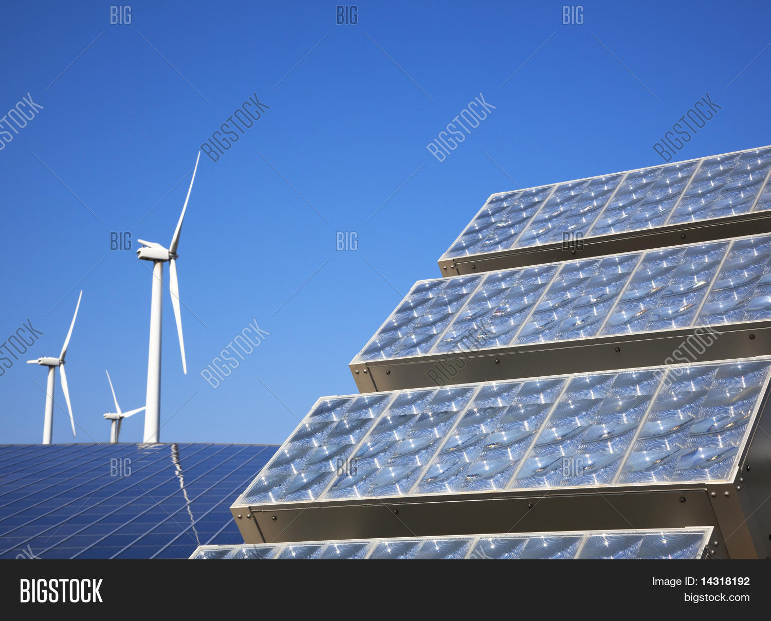 New Solar Panel Wind Image & Photo (Free Trial) | Bigstock