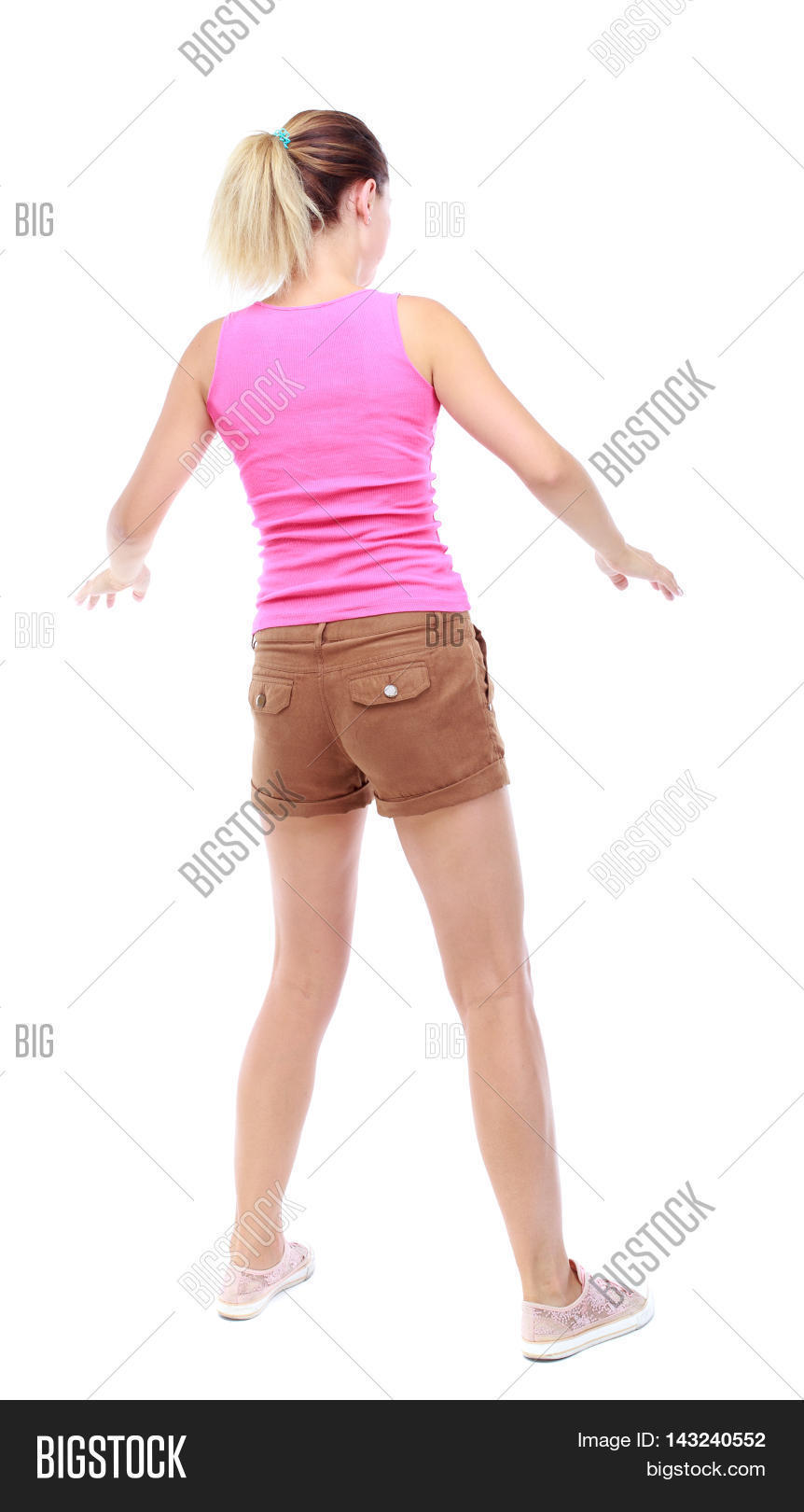 Back View Standing Image & Photo (Free Trial) | Bigstock