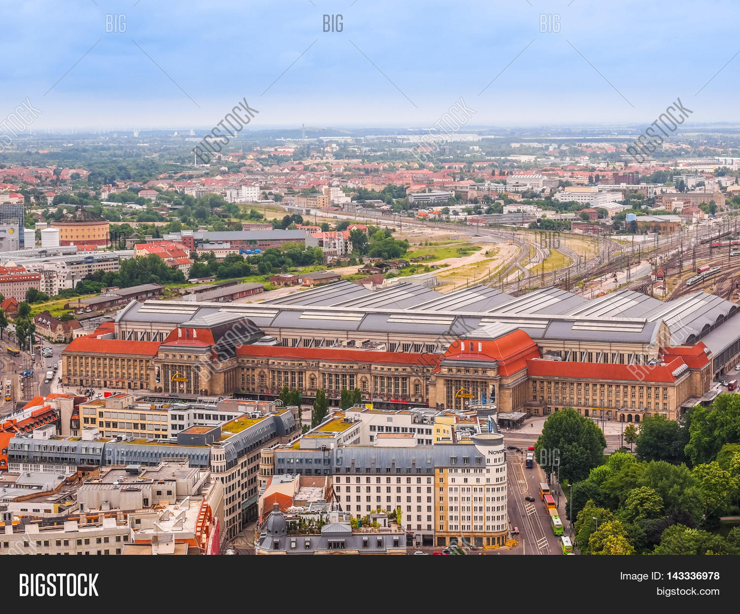 Leipzig Aerial View ( Image & Photo (Free Trial) | Bigstock