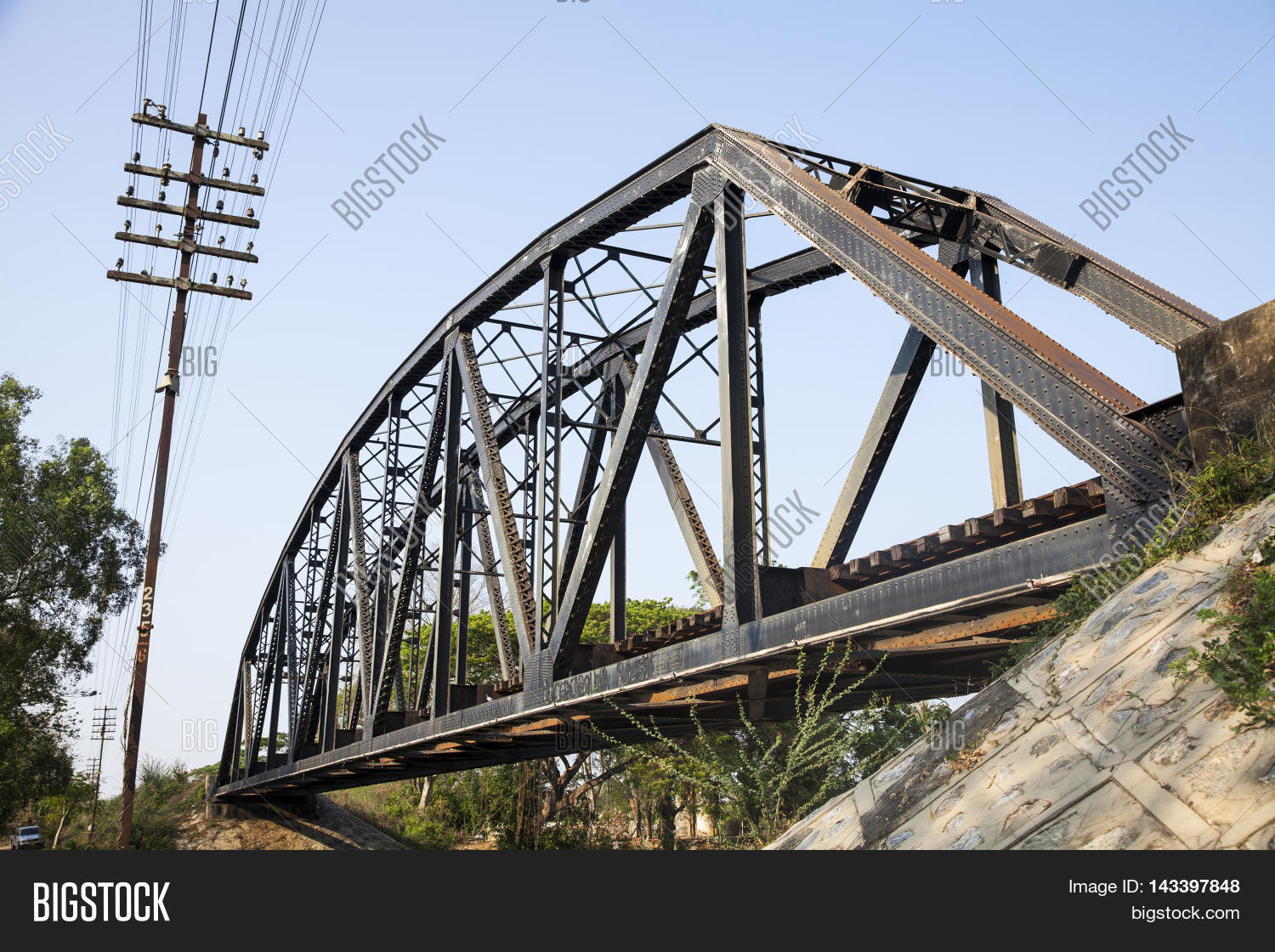 Old Rail Way Bridge Image & Photo (Free Trial) | Bigstock