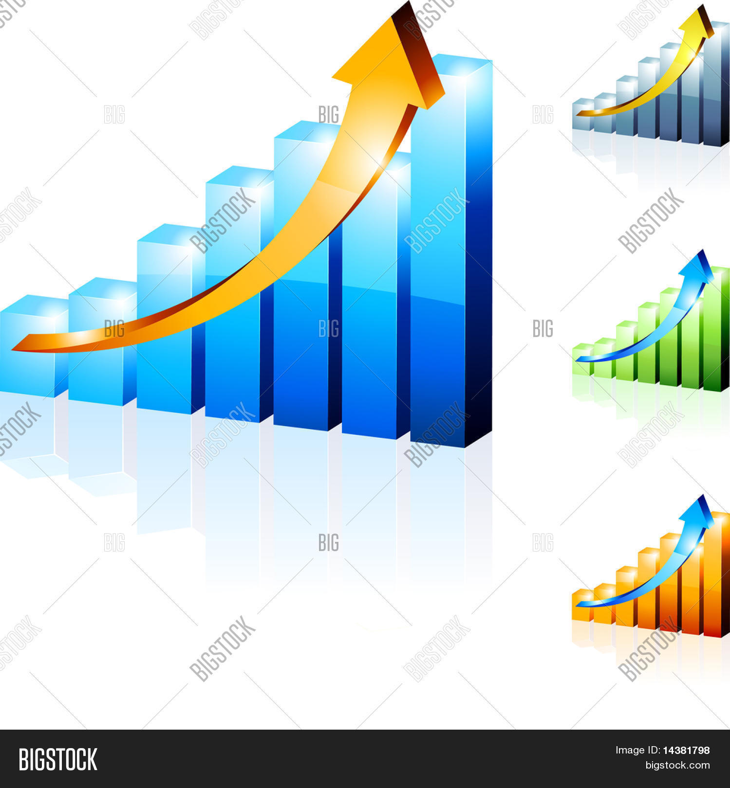 Vector 3d Diagrams Vector & Photo (Free Trial) | Bigstock