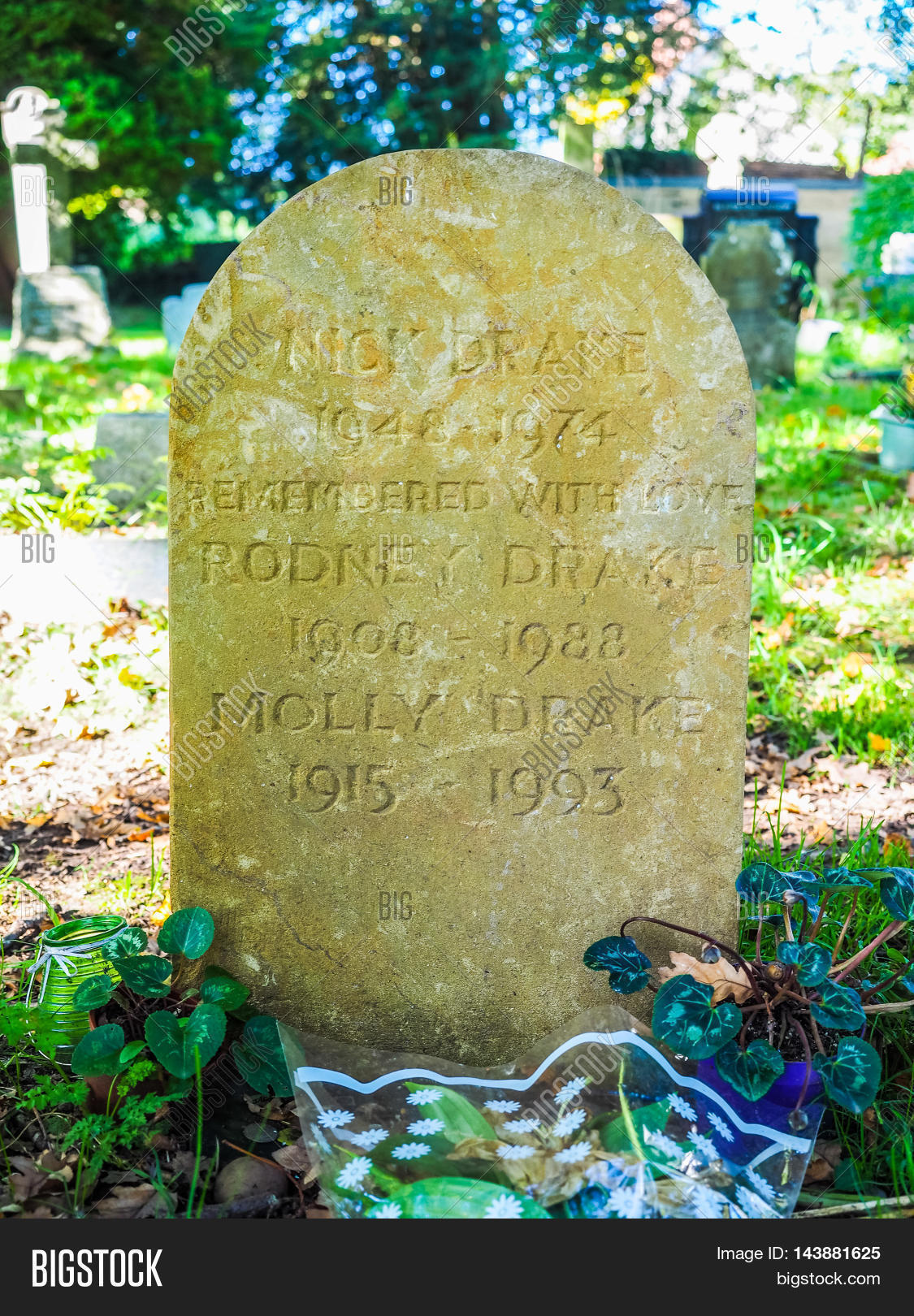 Nick Drake Tomb Image & Photo (Free Trial) | Bigstock