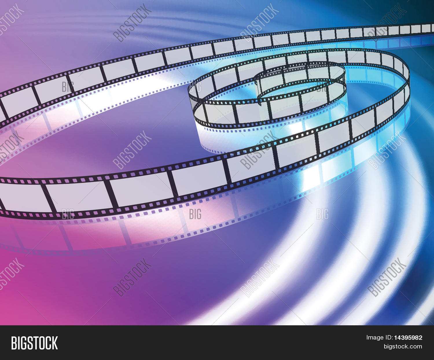 Film Reel On Abstract Vector & Photo (Free Trial) | Bigstock
