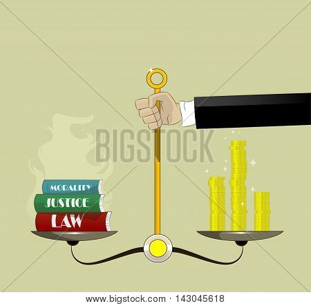 Hand Holding Justice Vector & Photo (Free Trial) | Bigstock