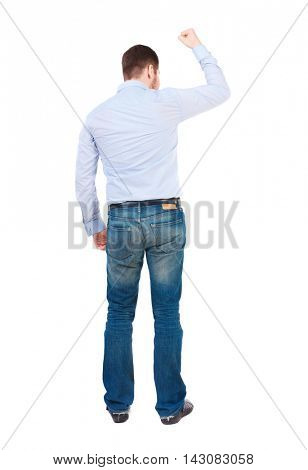 Back View Man. Raised Image & Photo (Free Trial) | Bigstock
