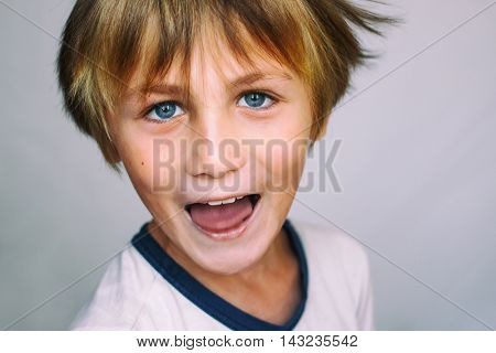 Boy 9 Years Old Front Image & Photo (Free Trial) | Bigstock