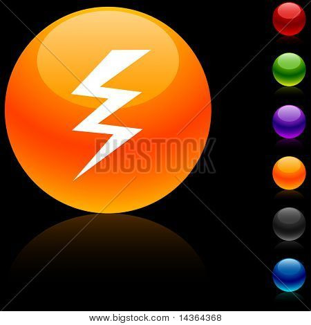 Warning Glossy Icon. Vector & Photo (Free Trial) | Bigstock