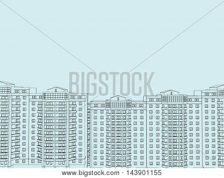 Contour Houses. Vector & Photo (Free Trial) | Bigstock