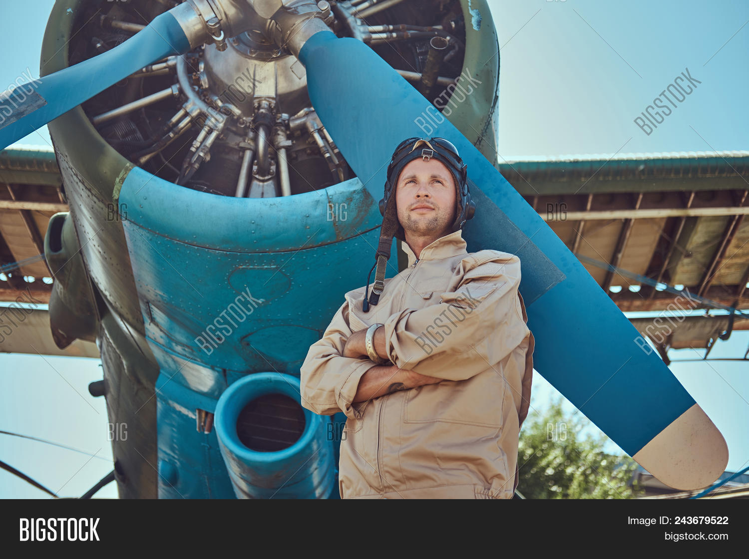 Handsome Pilot Full Image & Photo (Free Trial) | Bigstock