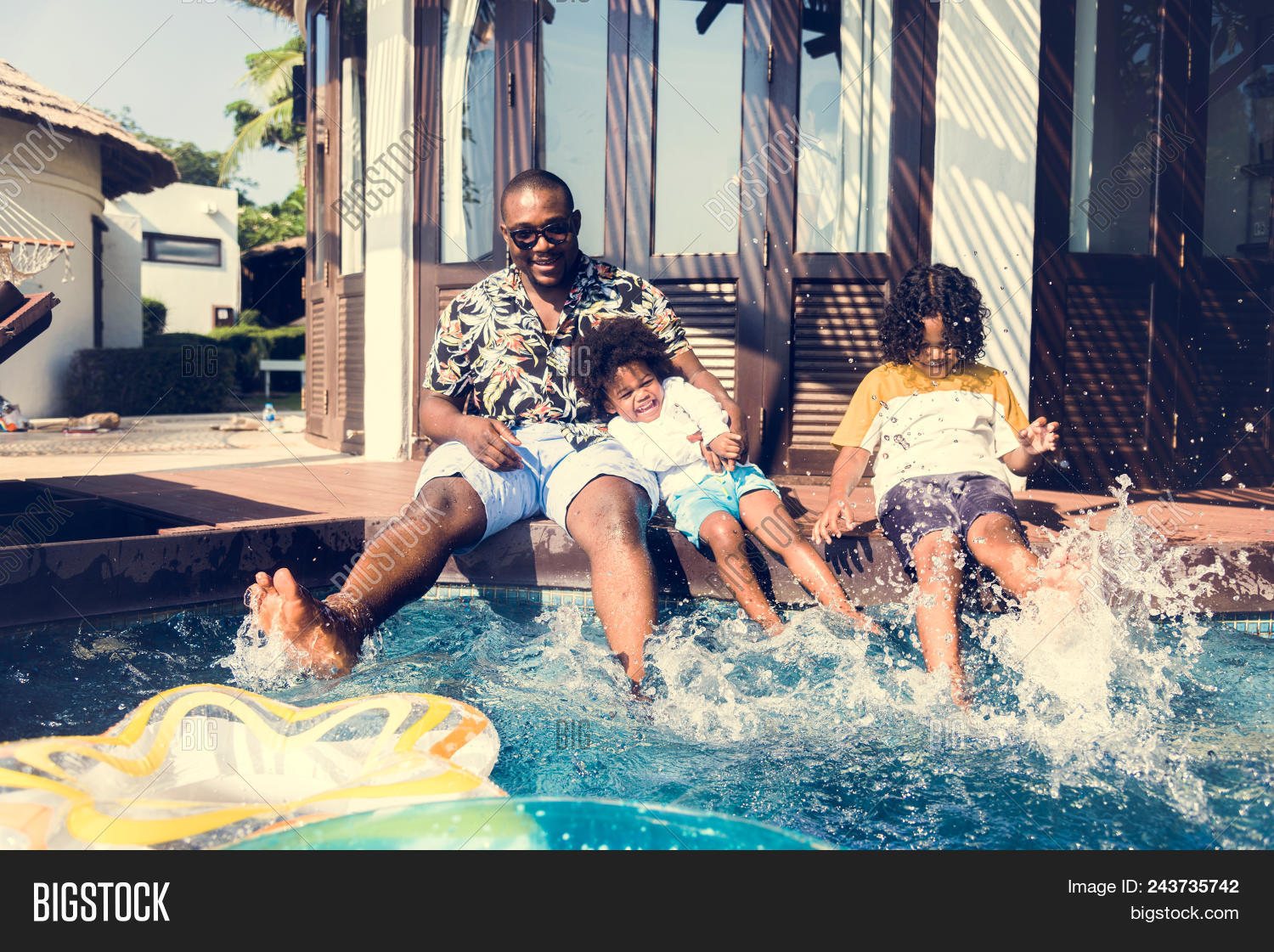 Family Playing Pool Image & Photo (Free Trial) | Bigstock