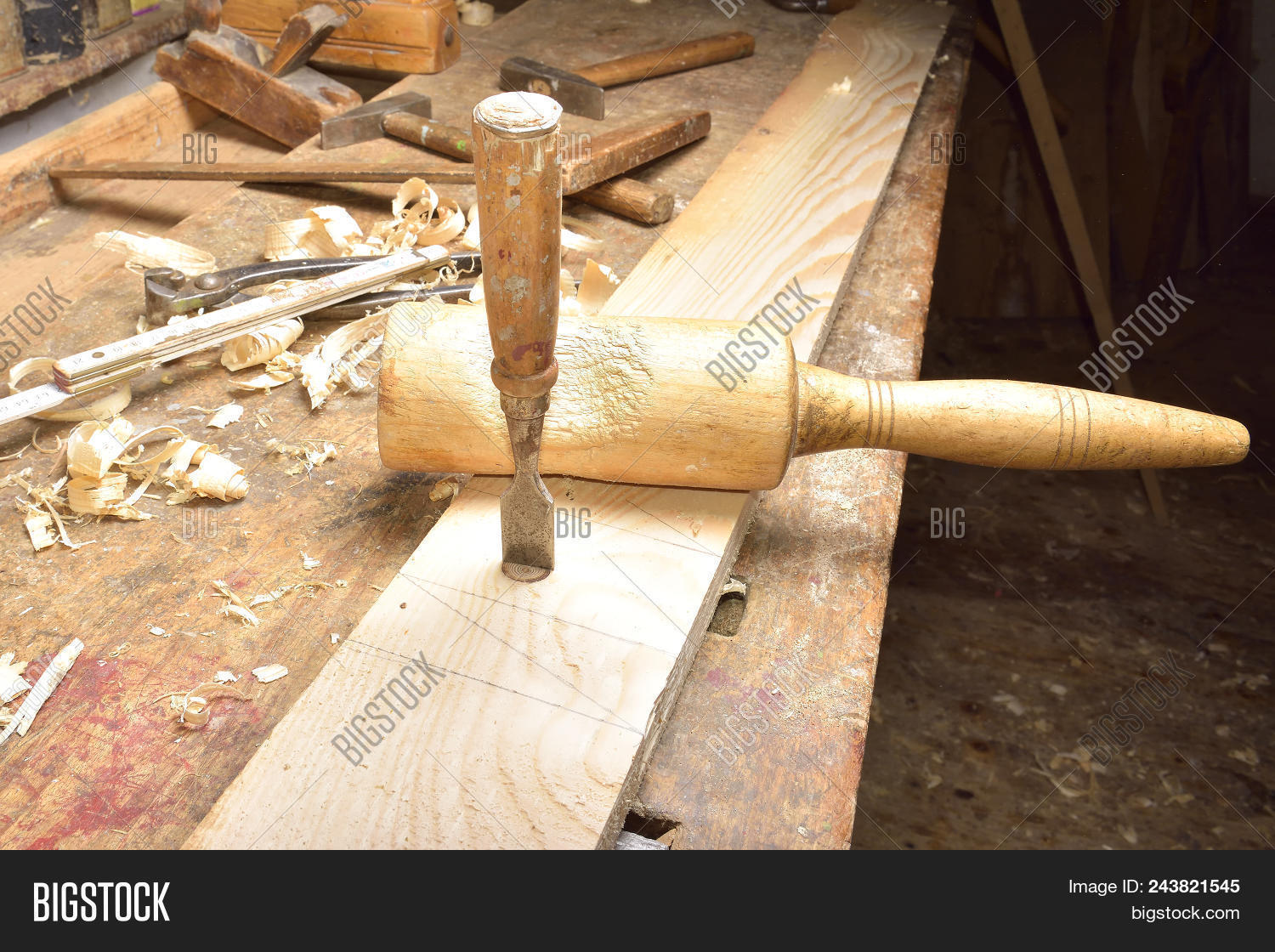 Carpenter Working. Image & Photo (Free Trial) | Bigstock