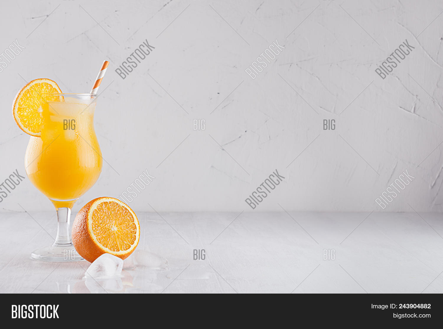 Yellow Cold Juice Ice Image & Photo (Free Trial) | Bigstock