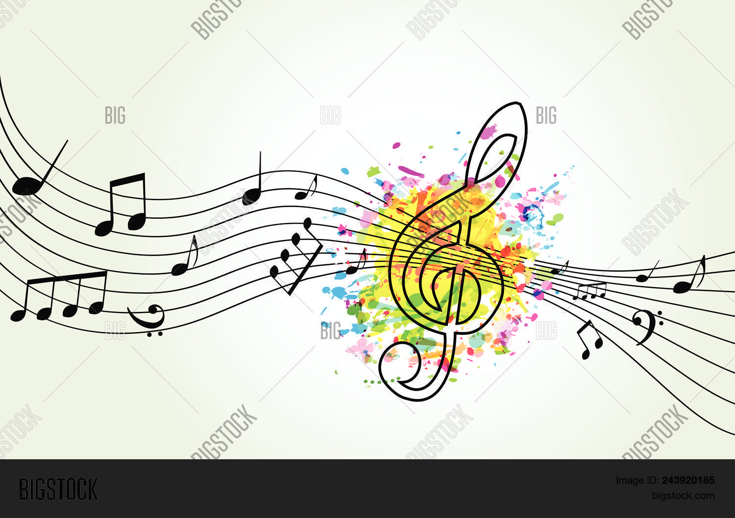 Music Colorful Vector & Photo (Free Trial) | Bigstock