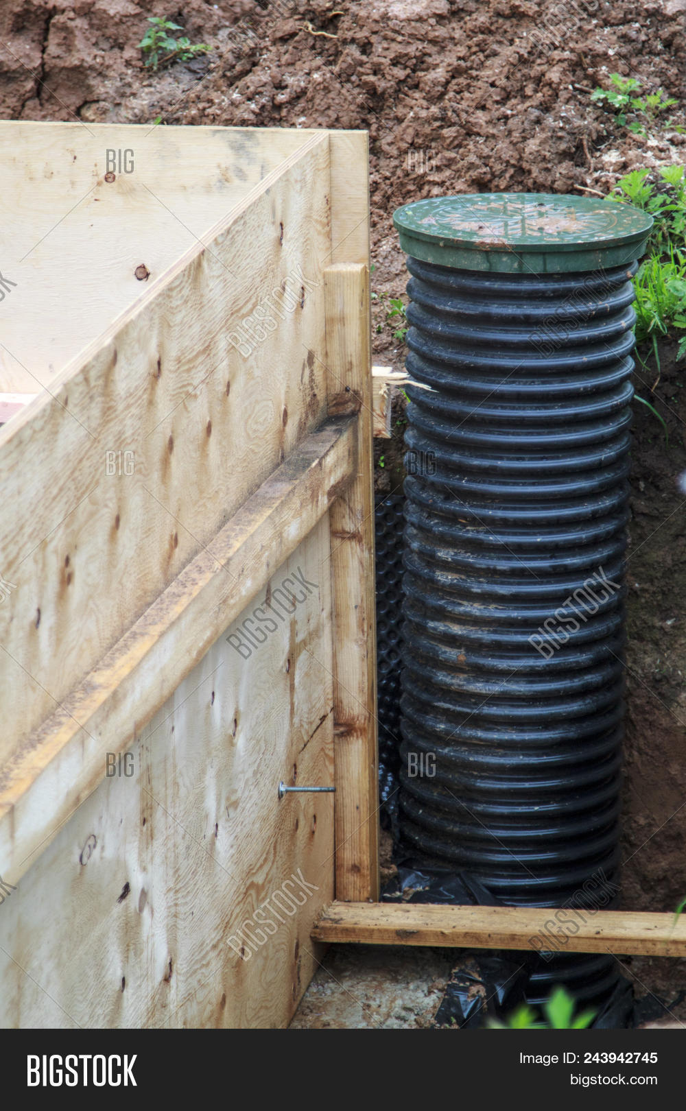 Inspection Well Trench Image & Photo (Free Trial) | Bigstock