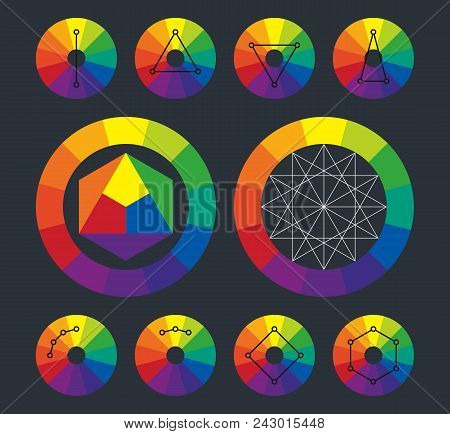 Color Wheel, Types Vector & Photo (Free Trial) | Bigstock