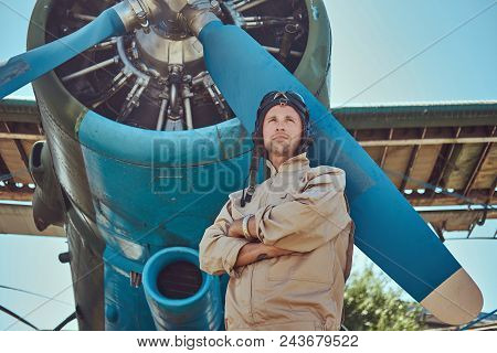 Handsome Pilot Full Image & Photo (Free Trial) | Bigstock